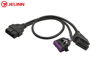 Cina Maschio del cavo J1962 OBDII OBD2 di Overmolded OBD2 Y alla femmina femminile di OBD2 Volkswagen OBD2 in vendita