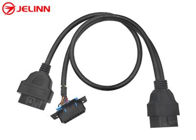 Cina Maschio di OBD OBDII alla femmina di Chevrolet OBD2 e OBD2 al cavo femminile del separatore Y in vendita