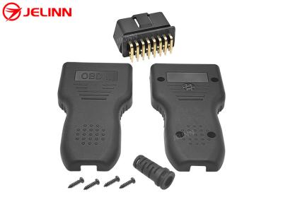 中国 OBD2 カバーハウジングケースと OBD 2 正角ピン付き男性コネクタ 販売のため