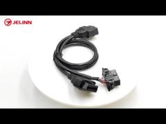 OBD 2 OBD2 Splitter Y Cable Male to Dual Female 16 Pin for Mazda Mitsubishi Cars