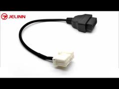 12 Pin to OBD 2 OBDII Diagnostic Cable 12Pin to 16pin OBD2 Wire Harness for Tesla Model S Year 2015 or Older