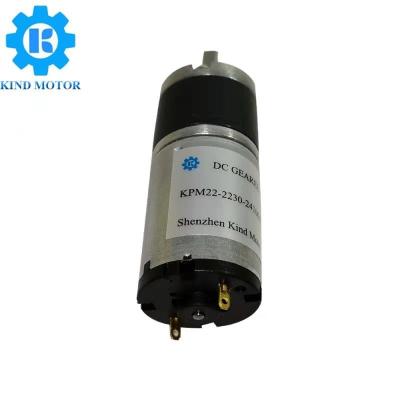 Chine Moteur inverse de rotation de réducteur d'engrenage planétaire en métal de C.C 6volt 12volt 24volt du micro 22mm à vendre