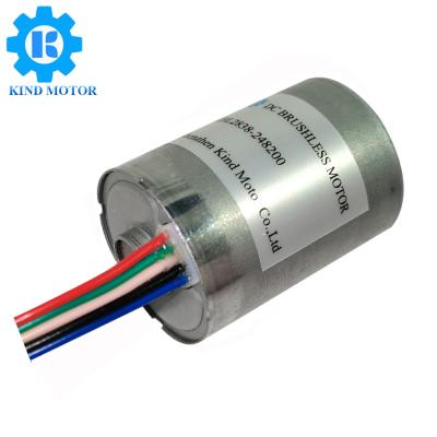 China High efficiency permanent magnet 2838 dc nidec 5w 10w motor brushless dc pwm 6 7.4 8 12 14.4 18 24 volt for sale