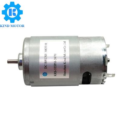 중국 마이크로 RS545 555sh dc 12볼트 14.4볼트 18볼트 24볼트 탄소 브러시 ​​모터 판매용