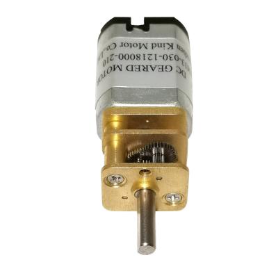 Cina Micro del motore dell'ingranaggio di CC di 6volt N20 spazzola di carbone il magnete permanente 60rpm in vendita