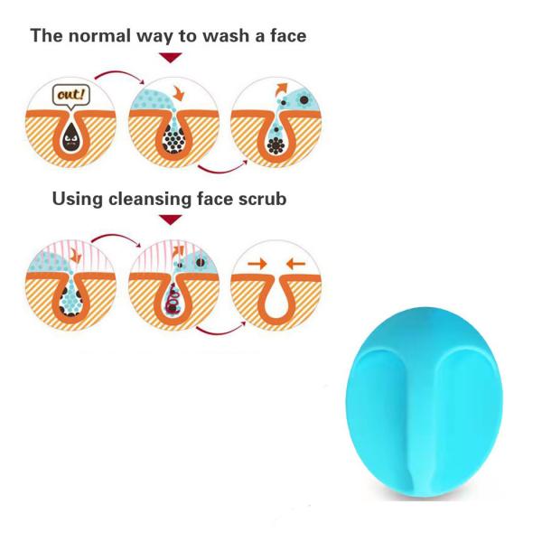 Quality Makeup Silicone Facial Cleansing Brush Exfoliating Face Scrubber for sale