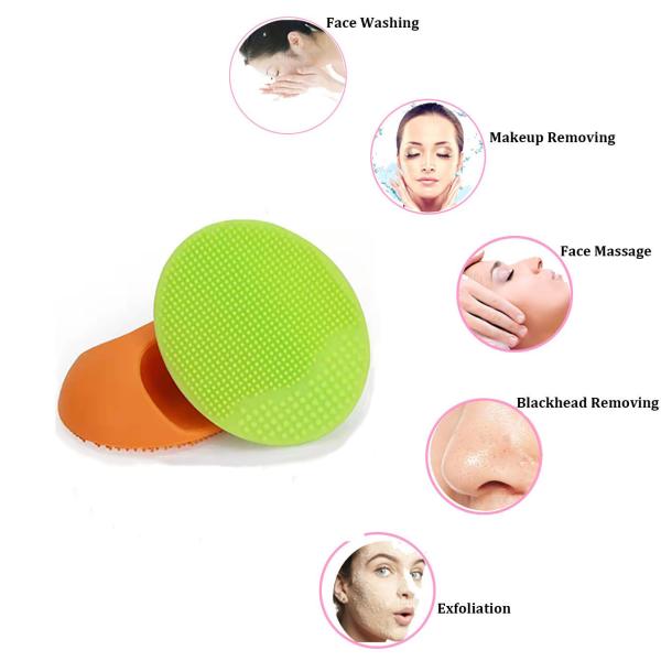 Quality Makeup Silicone Facial Cleansing Brush Exfoliating Face Scrubber for sale