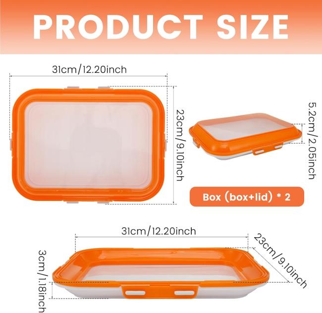 Food tray with transparent stretched film