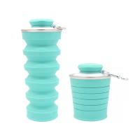Quality Food Grade Silicone Foldable Water Bottles Collapsible 500ml for sale