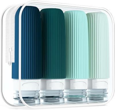 Malachiet Toiletartikelen Siliconen Reisfles Set Lekvrij 90ml