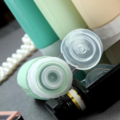 중국 재충전 가능한 실리콘 여행 용기 세트 BPA 무료 재사용 90ml 판매용