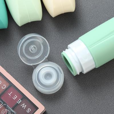 중국 재충전 가능한 실리콘 여행 용기 세트 BPA 무료 재사용 90ml 판매용