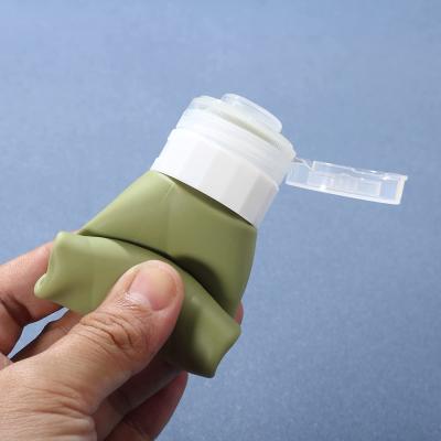Cina Forma di treccia Riempimento Squeeze Bottiglie di viaggio in silicone 90ml Per articoli da bagno in vendita