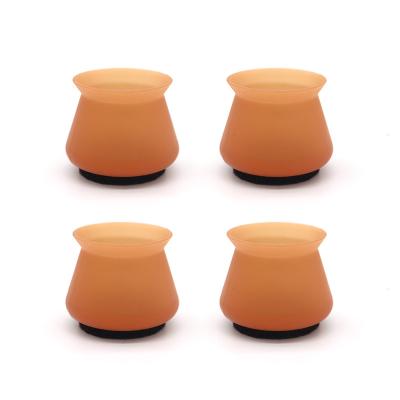 China Non Slip Chair Feet Covers Silicone Furniture Leg Protectors for sale
