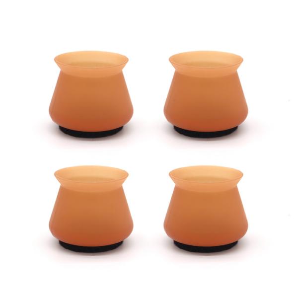 Quality Non Slip Chair Feet Covers Silicone Furniture Leg Protectors for sale