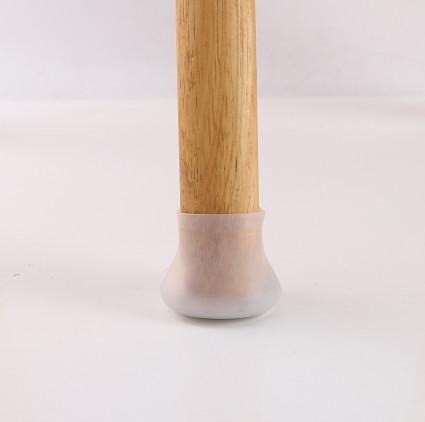 Close-up of silicone furniture leg protector
