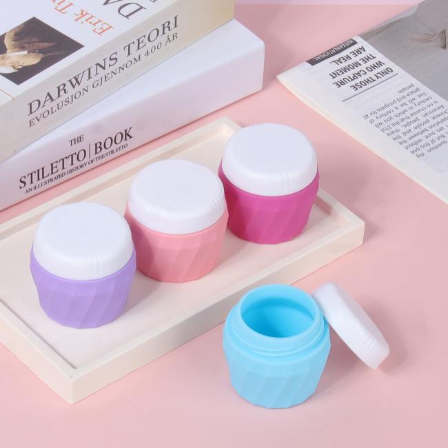 30ml travel toiletry tub container showing fashion stripe design