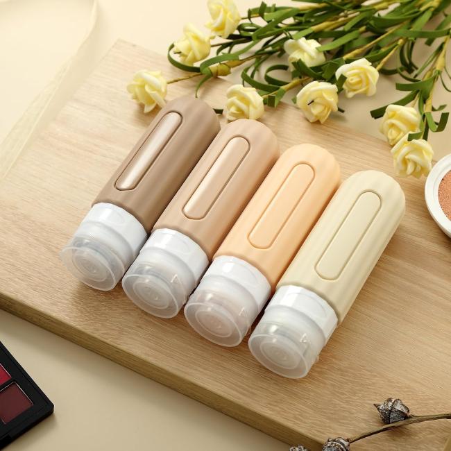 16 Pack Refillable Toiletries Silicone Travel Bottle Set - complete set