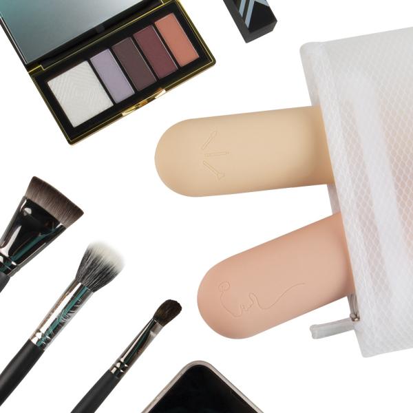Quality Custom Portable Travel Silicone Cosmetic Bag Makeup Storage Pouch for sale