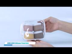 Food Grade Silicone Travel Bottle Kit Leak Proof Bpa Free 90ml 30ml