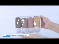 Customized Silicone Travel Bottle Set 60ML TSA Approved