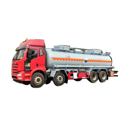 China FAW 8x4  29CBM Chemical Tank Truck Water Bowser Truck Fuel Tank Truck for Chemical  Liquid for sale