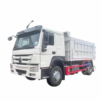 China Export HOWO Euro 2 Standard Dump Car With 266 HP Engine   Tipper   Self Loading Truck for sale
