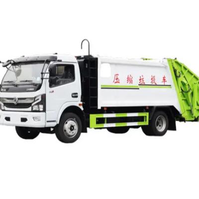 China Dongfeng Garbage Compactor Truck 4x2 7CBM 9 CBM Compressed Rubbish Truck for sale