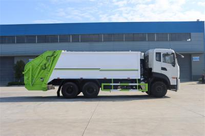 Cina Autocarro Dongfeng 6x4 più economico, compattatore da 12CBM, con cintura posteriore e bidone sospeso in vendita