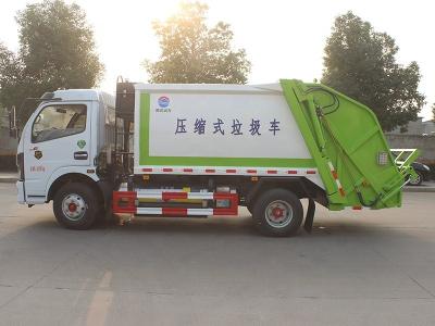 中国 ドンフェン・ドルリカル D6 LNG 4x2 6cbm コンパクターゴミトラック 販売のため