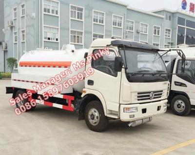 China 5500L Propane Bobtail Tanker Truck With Mobile Filling Gas Machine and Dispenser Propane Delivery Trucks Hot Sales for sale