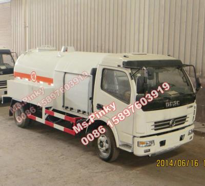 China LPG Filling Gas Truck With Mobile Dispenser Machine DFAC 5cbm -5.5cbm LPG Storage Tanker for sale
