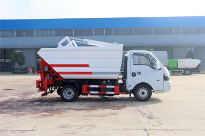 China Customized Mini 4x2  5000 CBM Dongfeng Dump Truck With Hydraulic Self-Loading and Unloading for sale
