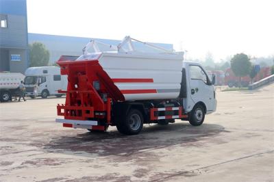 China Customized Mini 4x2  5000 CBM Dongfeng Dump Truck With Hydraulic Self-Loading and Unloading for sale