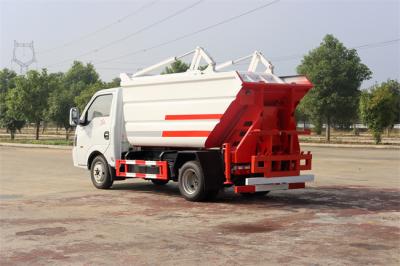 China Customized Mini 4x2  5000 CBM Dongfeng Dump Truck With Hydraulic Self-Loading and Unloading for sale