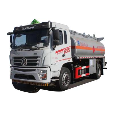 China Dongfeng 4x2 12000l Fuel Tanker Truck Crude Gas Diesel Oil Tanker Middle Size Fuel tank Truck With Dispenser for sale