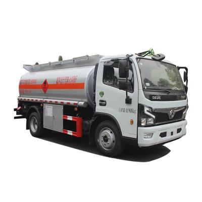 China Dongfeng Small Fuel Delivery Tank Truck 5000 Liters Fuel Bowser Truck for sale