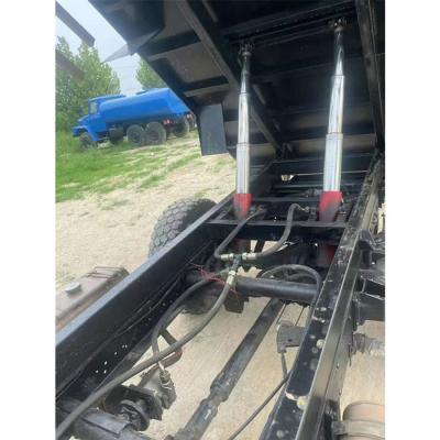 China Small Cheap Price  4*4 Special Dump Truck With Double Lifting for sale
