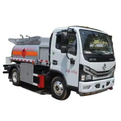 China 4x2 2000L Mini Fuel Dispenser Truck Small Fuel Tanker Truck Left Hand Drive for sale