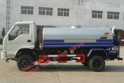 Cina Guida a destra Piccolo camion cisterna FOTON Forland Water Bowser 5000Litri Vendite calde Prezzo più basso in vendita