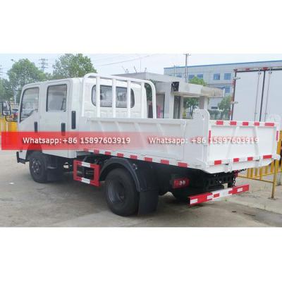 China Cheaper Price Mini Small JMC Carrying Plus Double Row Cabin Tipper Truck 4 Tons Dump Car for Sales for sale