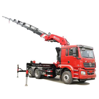 중국 25톤의 접이식 팔 크레인과 함께 샤크맨 새 트랙터 트럭 판매용