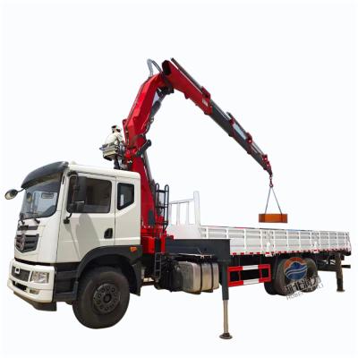 China Factory Direct Sales   10 Tons  Truck-mounted Crane     Lorry Loading  Crane      Folding Crane for sale