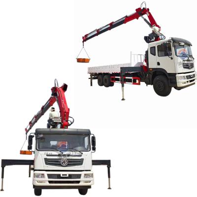China Factory Direct Sales   10 Tons  Truck-mounted Crane     Lorry Loading  Crane      Folding Crane for sale