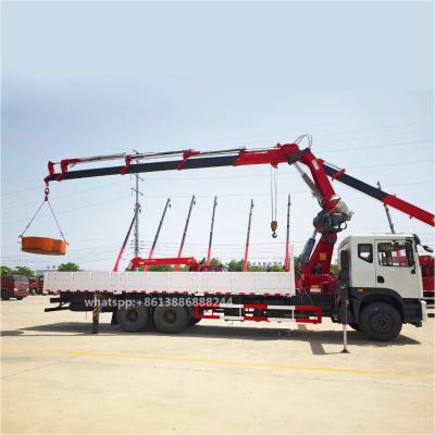 China Factory Direct Sales   10 Tons  Truck-mounted Crane     Lorry Loading  Crane      Folding Crane for sale