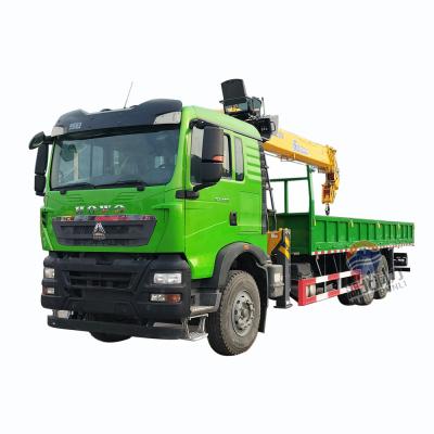 중국 SINOTRUCK HOWO X CMG 크레인과 함께 화물 트럭 트럭에 장착 된 크레인 판매용