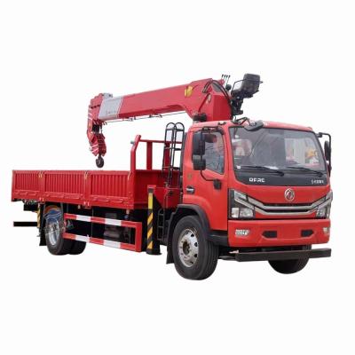 China Factory Low Price DFAC  Truck Mounted Crane      Cargo Truck With  Crane    Onboard Crane Transporter for sale