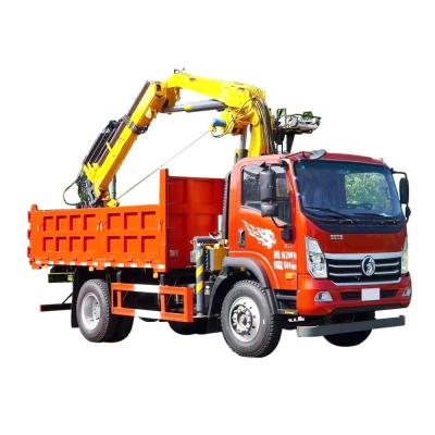China Sinotruck  4*2  Truck- Mounted Grab  Truck With Telescopic Grab    Telescopic  Boom Truck Lorry for sale