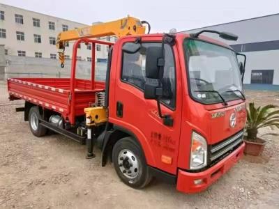 China Light Small Truck 8-ton Telescopic Arm Folding Arm Vehicle Mounted Mobile Crane for sale