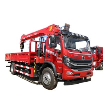 중국 맞춤형 4x2 8톤 크레인 트럭 장착 견인 크레인 장착 트럭, 20M 리프팅 높이 판매용